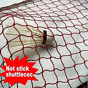 DOURR Badminton Tournament Net with Rope Cable (20 FT x 2.5 FT) (with Nylon Rope Cable)