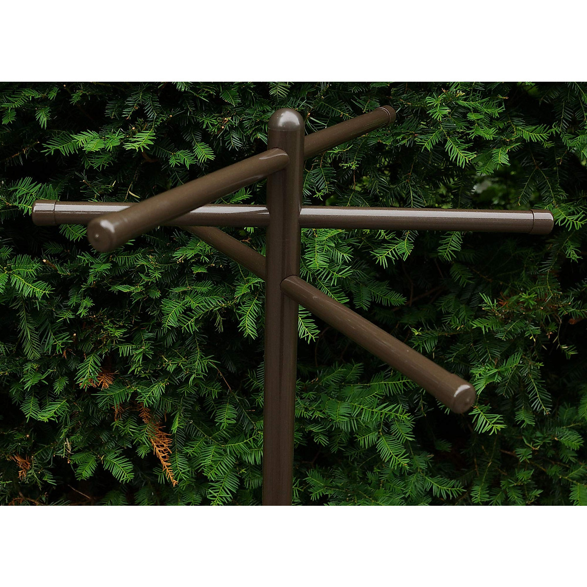 Outdoor Lamp company 401BRZ Portable Outdoor 3 Bar Towel Tree - Bronze