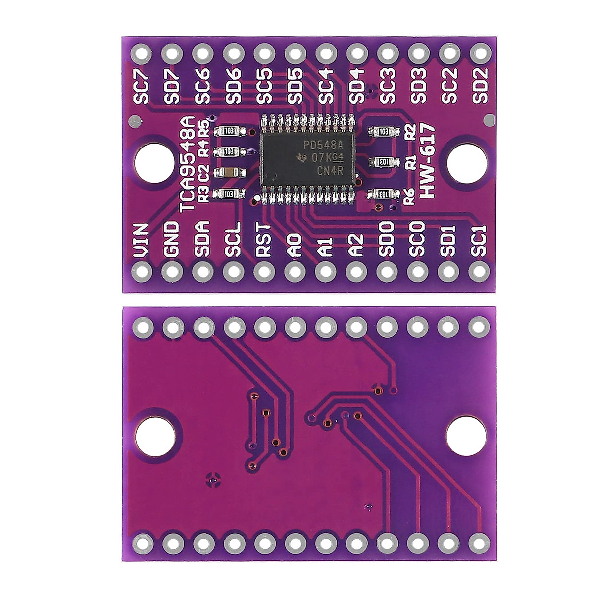 DORHEA 10Pcs TCA9548A I2C IIC Multiplexer Breakout Board Module 8 Channel Expansion Development Board