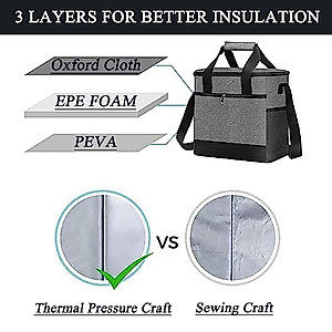 Projector Bag, Projector Case with Cable Storage Bag Large Capacity with Adjustable Strap & Handles Front Pocket & Double Side Pocket Projector Travel Carrying Bag Compatible with Most Projectors