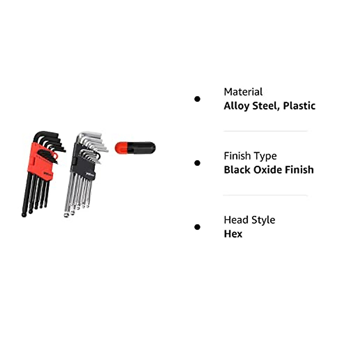 YIYITOOLS Hex Key Allen Wrench Set– 26-Piece With Ball End and Free Strength Helping T Handle,1/20-3/8 inches, 1.27-10 mm, Black and Silver , Industrial Grade Set Tools, T handle Allen Wrench Set