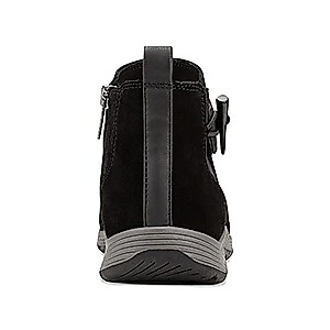 Easy Spirit Women's HADELY Ankle Boot, Black 001, 9 Wide