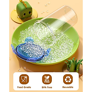 KEMETHY 4 Pcs Overnight Oats Containers with Lids, 16 oz Airtight Oats Jars, BPA Free Plastic, Reusable, Portable Meal Prep Containers Sets for Oatmeal, Yogurt, Cereal, Soup, Snacks, Milk and More