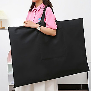 CertBuy 2 PCS A1 Size Art Portfolio Tote Bag Poster Board Storage Bag 27X 37.7 Inches Large Size Art Portfolio Tote For Poster Sketching And Drawing