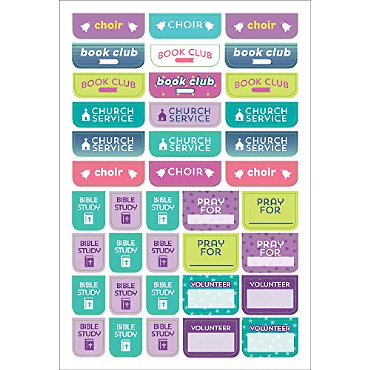 Essentials Planner Stickers - Bible (Set of 450 Stickers)
