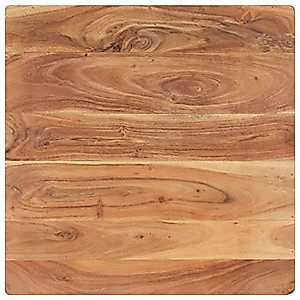 QJBSAVVA Coffee Table V-Shape 26"x26"x11.8" Solid Acacia Wood,Bedside Tables Side Tables End Tables Entrance Tables Suitable for Meeting Rooms, Reception Rooms, Offices