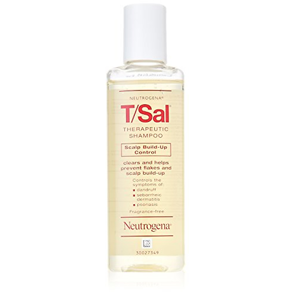 Neutrogena T/Sal Therapeutic Shampoo for Scalp Build-Up Control with Salicylic Acid, Scalp Treatment for Dandruff, Scalp Psoriasis & Seborrheic Dermatitis Relief, 4.5 fl. oz (Pack of 2)