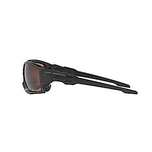 Oakley SI Men's OO9329 Ballistic Shocktube Rectangular Sunglasses, Matte Black/TR22, 61 mm