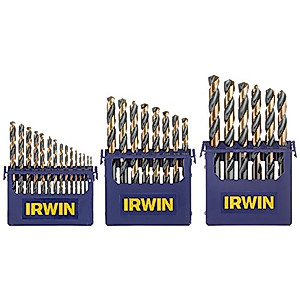 IRWIN Drill Bit Set, High-Speed Steel, 29-Piece (3018005)