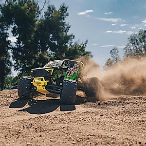 ARRMA RC Truck Gorgon 2 Wheel Drive MT1/10 RTR (Ready-to-Run with Battery and Charger Included) Smart 3300 7C S120 USB Yellow ARA3230ST1