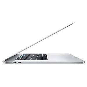 Apple MacBook Pro 15-inch w/ Touch Bar (Mid 2018), 220ppi Retina Display, 6-Core Intel Core i7, 512GB PCIe SSD, 16GB RAM, macOS 10.13, Silver (Renewed)
