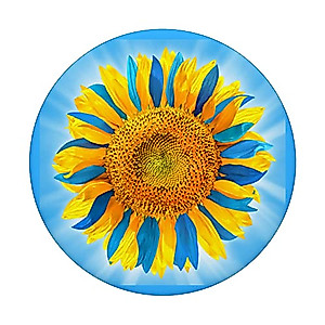Ukrainian Sunflower Stand With Ukraine PopSockets Swappable PopGrip
