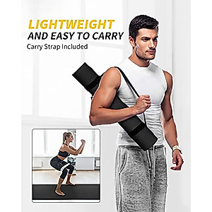 CAMBIVO Yoga Mat for Women and Men, Extra Long and Wide Exercise Mat(84" x 30" x 1/4 inch), Large Non Slip Workout Mat for Yoga, Pilates, Fitness, Barefoot Workouts, Home Gym Studio