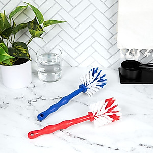 2 Pack - Bottle Brush/Cup Brush - Compatible with Yeti Tumblers, Hydro Flask Tumblers, Gatorade Water Bottles, Stanley Tumblers, RTIC Tumblers - Strong Bristles and Long Study Handle