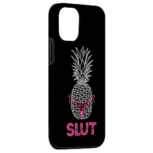 iPhone 14 Pro Funny Pineapple Slut Case