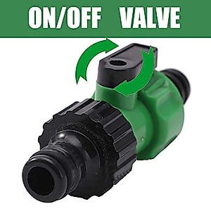 Juesi Misting Cooling System- Outdoor Patio Trampoline Sprinkler Hose Kit for Kids, Waterpark Watering Automatic Distribution System Attachment for Summer Water Fun Yard Garden (32.8FT)