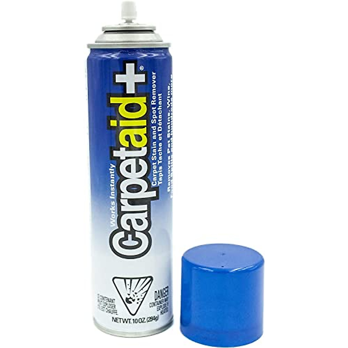 10 Oz. CarpetAid+ Carpet Stain Remover & Spot Cleaner (Pack of 6 Cans): Easily and Effectively Remove Food, Drink, Dirt, Mud, Pet, and Other Stubborn Stains Instantly; No Rubbing or Scrubbing