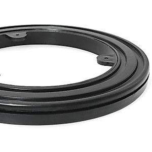 SQXBK 7 Inch Lazy Susan 180x16mm Black Plastic Round Rotating Turntable Bearing Swivel Plate Hardware for Dining-Table