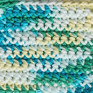 Lily Sugar 'N Cream The Original Ombre Yarn, 2oz, Gauge 4 Medium, 100% Cotton, Mod - Machine Wash & Dry