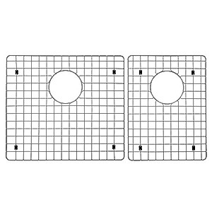 Miligoré 33" x 21" x 10" Deep Double Bowl (60/40 Split) Farmhouse Apron Zero Radius 16-Gauge Stainless Steel Kitchen Sink - Includes Drains/Grids