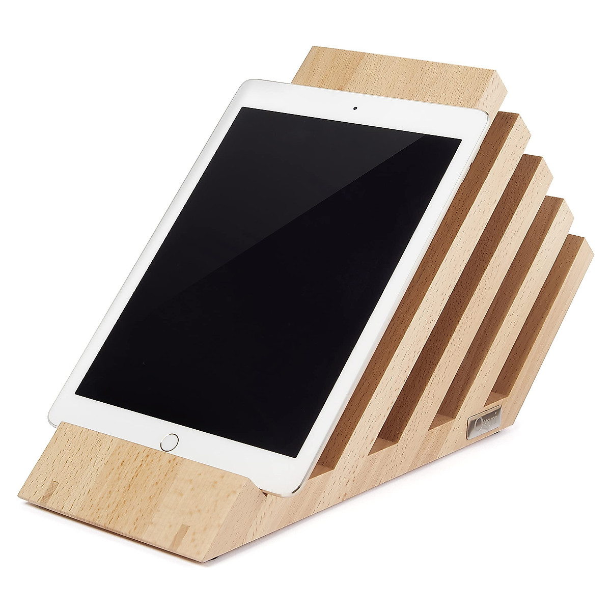 Ozeri Magnetic Knife Block and Tablet Holder, Made in Italy