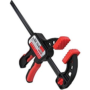 BESSEY EZS Series 12. in Trigger Style Clamp, EZS30- 445 lb Clamping Force - Fast Acting One Hand Woodworking Clamps for Wood working, Carpentry, Home Improvement, DIY, Construction Projects
