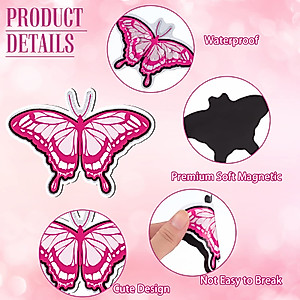 30 Pieces Pink Preppy Fridge Magnets Locker Magnets for Girls Smiling Face Leopard Fridge Magnet Small Cute Magnets Fridge Locker Decorations for Kitchen Refrigerator Classroom Decor