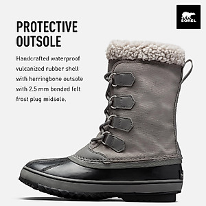 Sorel Men's Winter Boots, Quarry X Dove Grey, 10