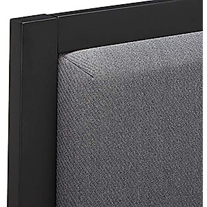 Zinus Jessica Modern Studio Upholstered Metal Headboard, Full