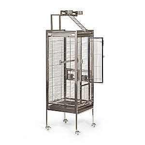 Prevue Pet Products Small Stainless Steel Playtop Bird Cage