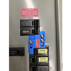GenSafety Generator Breaker Panel Interlock Kit for GE 100 Amp Panel