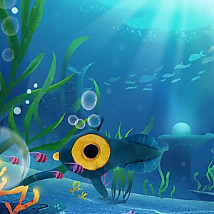 LuLezon Peeper Fish Plush Stuffed Sea Animal Toy 10 inches