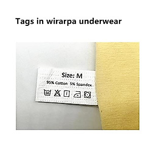 wirarpa Women's Cotton Underwear High Waist Stretch Briefs Soft Underpants Breathable Panties 4 Pack Large