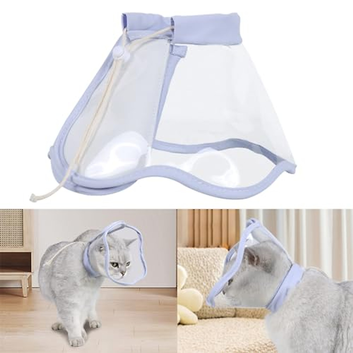 Vmohuyktx Gentle and Durablity Recovery Cone Collar for Small Animals Dogs and Cats in Need of Comfortable Rest and Fast Recovery