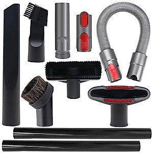 Vacuum Attachments Kit for Dyson V15 V12 V11 V10 V7 V8, Upgrade Your Cleaning Game with Our Flexible Extension Hose & Vacuum Attachments