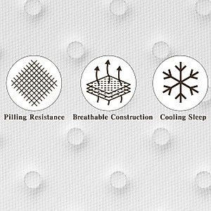 CIUANCE Full Mattress, 12 Inch Full Size Mattress Hybrid Design Memory Foam Full Mattress in a Box for Cooling Sleep Pressure Relief Supportive Fiberglass Free