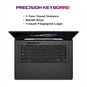 ASUS ROG Zephyrus G15 Ultra Slim Gaming Laptop, 15.6” 165Hz QHD Display, GeForce RTX 3080, AMD Ryzen 9 5900HS, 16GB DDR4, 1TB PCIe NVMe SSD, Wi-Fi 6, Windows 10, Eclipse Gray, GA503QS-BS96Q