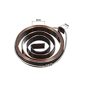 uxcell Drill Press Return Spring, Quill Spring Feed Return Coil Spring Assembly, 2.2Ft Long, 35 x 6 x 0.7mm 2PCS