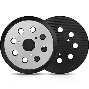 Replacement Sander Pad for Dewalt, 5" 8-Hole Hook and Loop Orbital Sanding Replacement Pads for DeWalt DW420 DW421 DW422 DW423 DW426 D2645#151281-08/DW4388 (2-Pack)