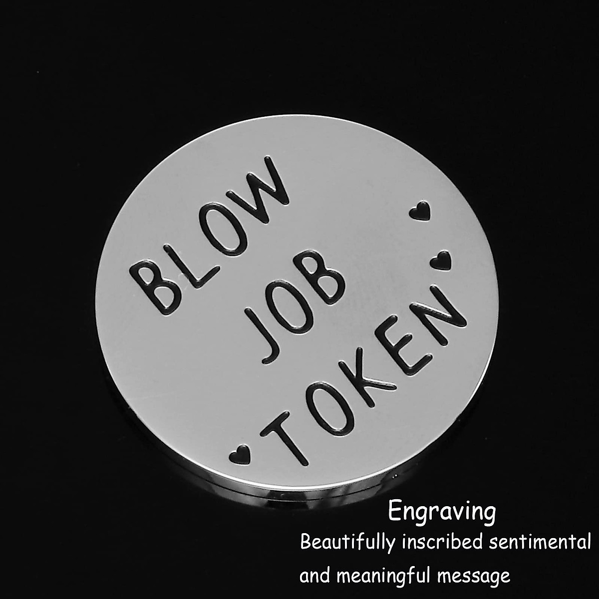 HUTIMY Couples Token Gift Jewelry for Him Gift Husband Valentine's Men Pleasure Items Naughty Coin