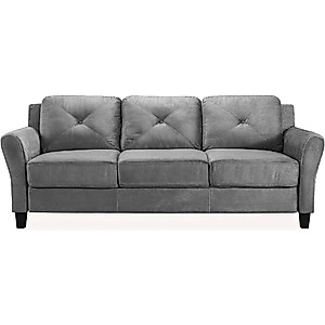 Generic Mr BedRoom Gray Living Room Furniture Set, 3 Piece Sofa Set, Comfortable, Grey