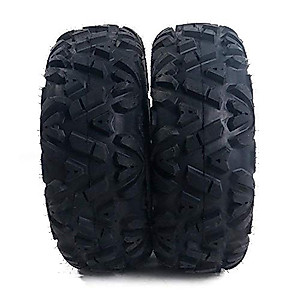 SUNROAD 2 Pcs ATV UTV Tires 26x11.00-14 Rear 6PR Sport All Terrain Tubeless Tires 26x11x14