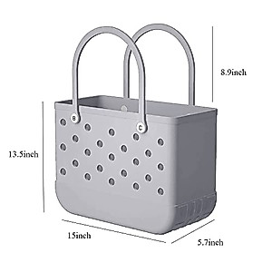 Rubber Beach Bag Waterproof Sandproof Outdoor Travel Tote,For Beach,Sports