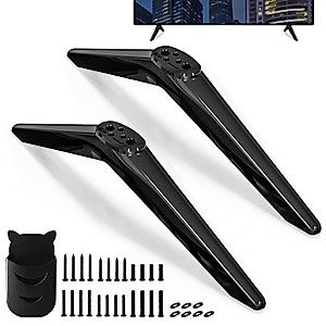 Stand for TCL TV Stand Legs 28 32 40 43 49 50 55 65 Inch for TCL TV Stand Base, for 28D2700 32S321 40S325 43S431 43S303 49S423 50S423 50S425 55S525 65S555, TV Stand for TCL Roku TV Legs, with Screws