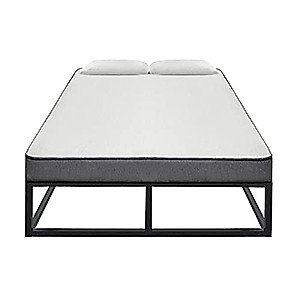 n/a Simple Basic Iron Bed Twin Size Black Bedroom Furniture for Bedroom