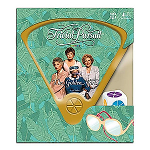 USAopoly Trivial Pursuit Golden Girls Trivia Game | Golden Girls TV Show Themed Game | 600 Questions to relive All The Classic Moments from The Golden Girls | Themed Trivial Pursuit Game