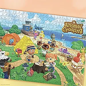 Animal Crossing “Welcome to Animal Crossing” 1,000 Piece Jigsaw Puzzle | Collectible Puzzle Featuring Familiar Characters from The Nintendo Switch Game | Officially Licensed Nintendo Merchandise