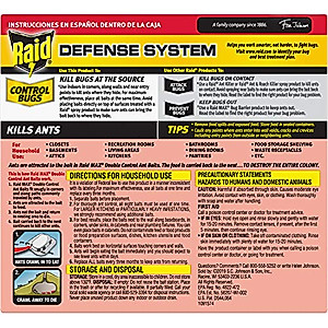 Raid Max Double Control Ant Baits, 8 CT 0.28 Ounce (Pack of 2)