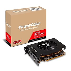 PowerColor AMD Radeon RX 6500 XT ITX Gaming Graphics Card with 4GB GDDR6 Memory