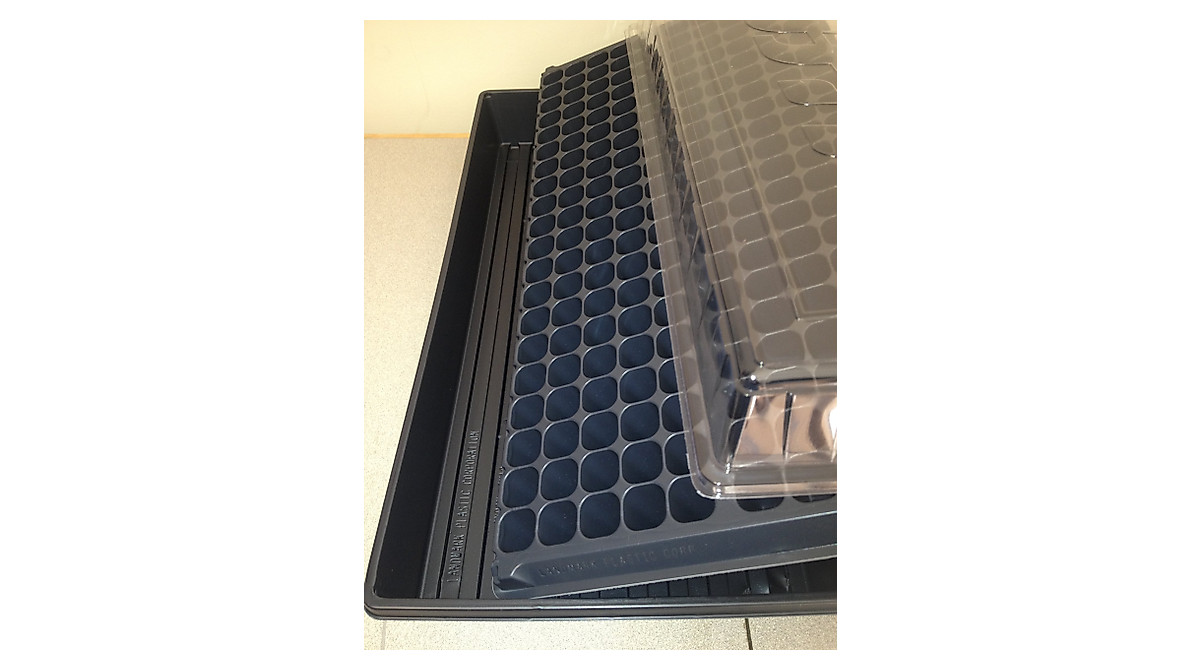 Seed Starting Kit: 2 Trays, 200 Cell Plugs & Humidity Domes